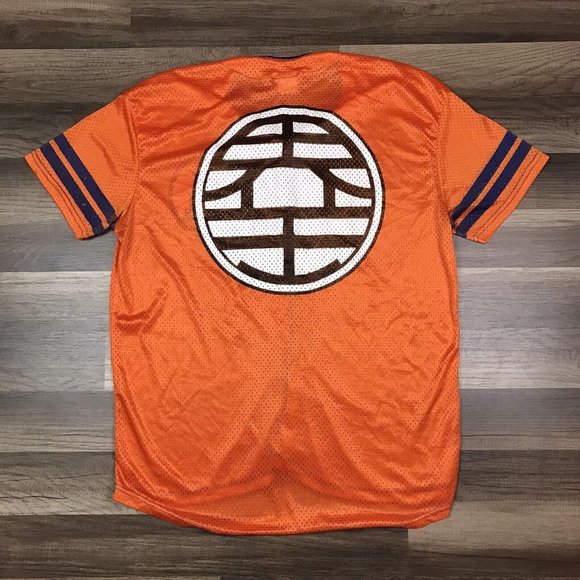 Ripple Junction | Shirts | Vintage Dragon Ball Z Orange Baseball Jersey ...